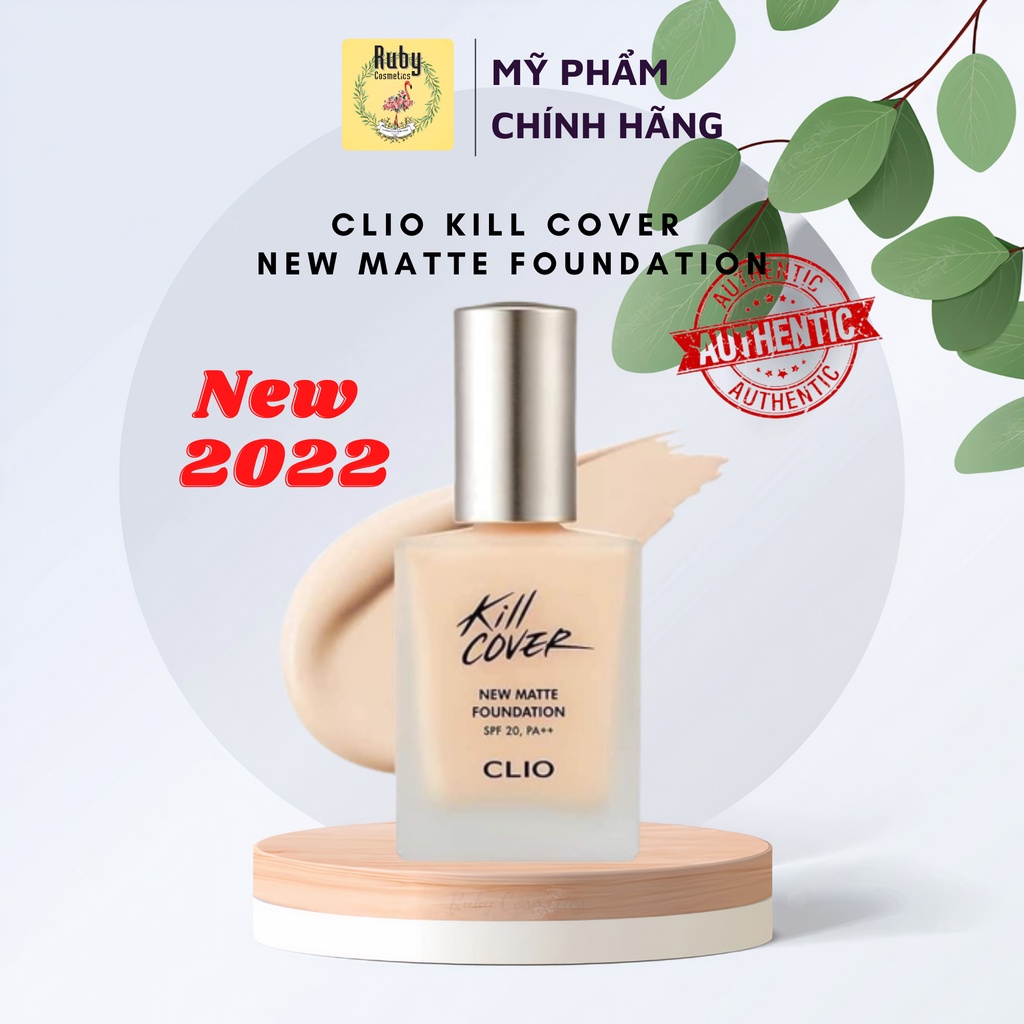 Kem Nền Clio Kill Cover New Matte Foundation 15ml | Shopee Việt Nam