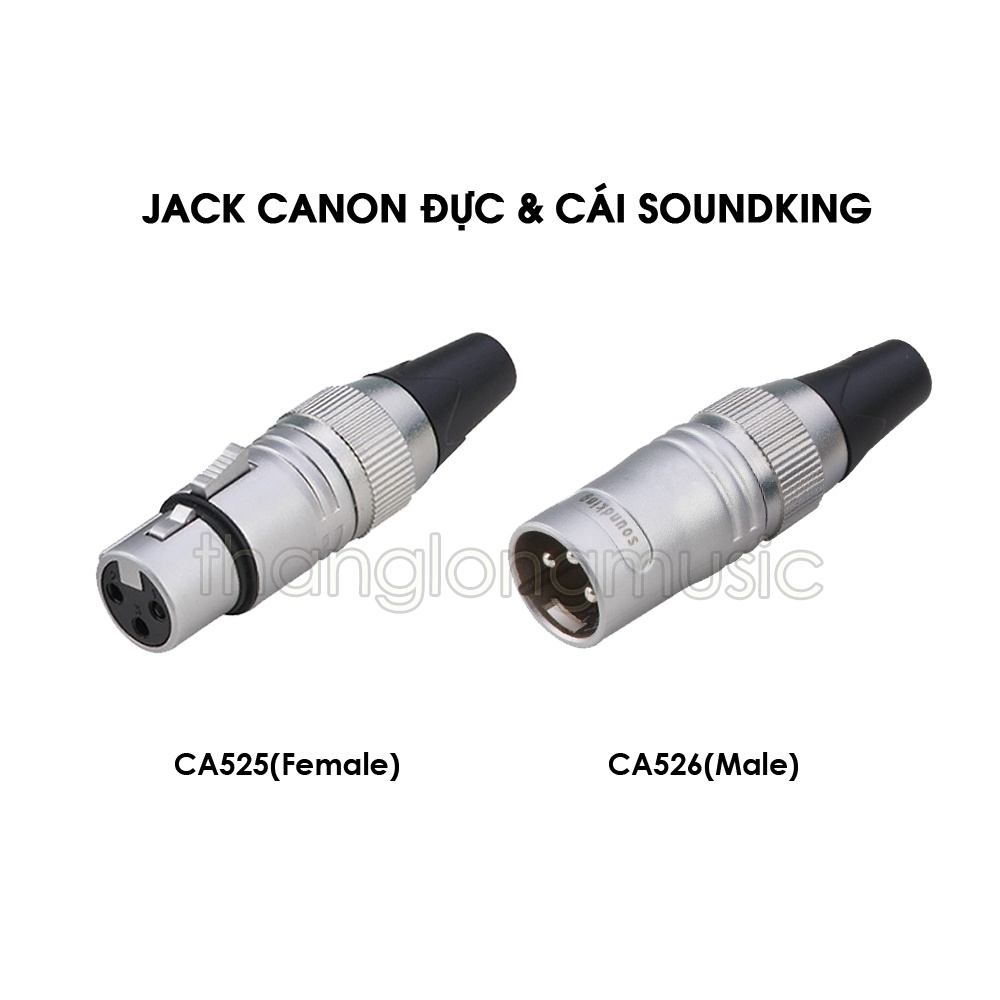 [Chính Hãng] Jack Canon Đực & Cái Soundking CA-526 & CA-525 | Shopee ...