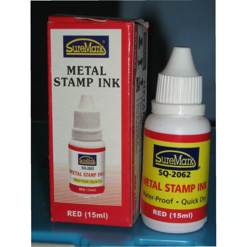 Mực dấu kim loại Suremark SQ-2061/2062/2063 Metal Stamp Ink | Shopee ...