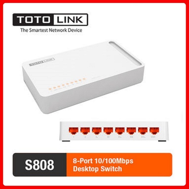 Bộ chia mạng Totolink S808 8 Port Chính hãng - BH 24 Tháng | Shopee ...