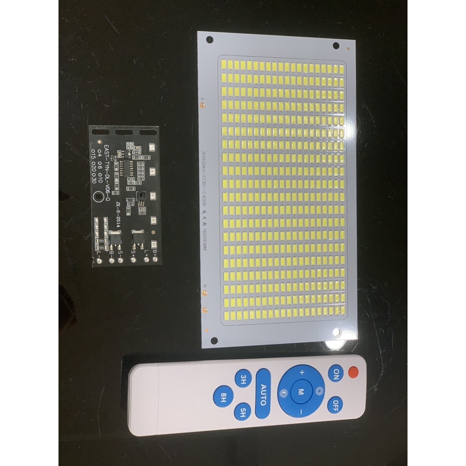 MẠCH ĐIỀU KHIỂN + Chip led 300W + remote lắp cho đèn pha 300W năng ...