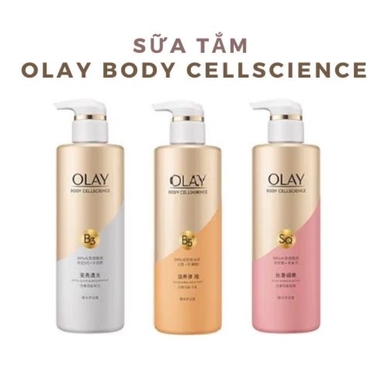 Sữa tắm Olay body cellscience b3 vitamin c b3 + b5 và peptide | Shopee ...