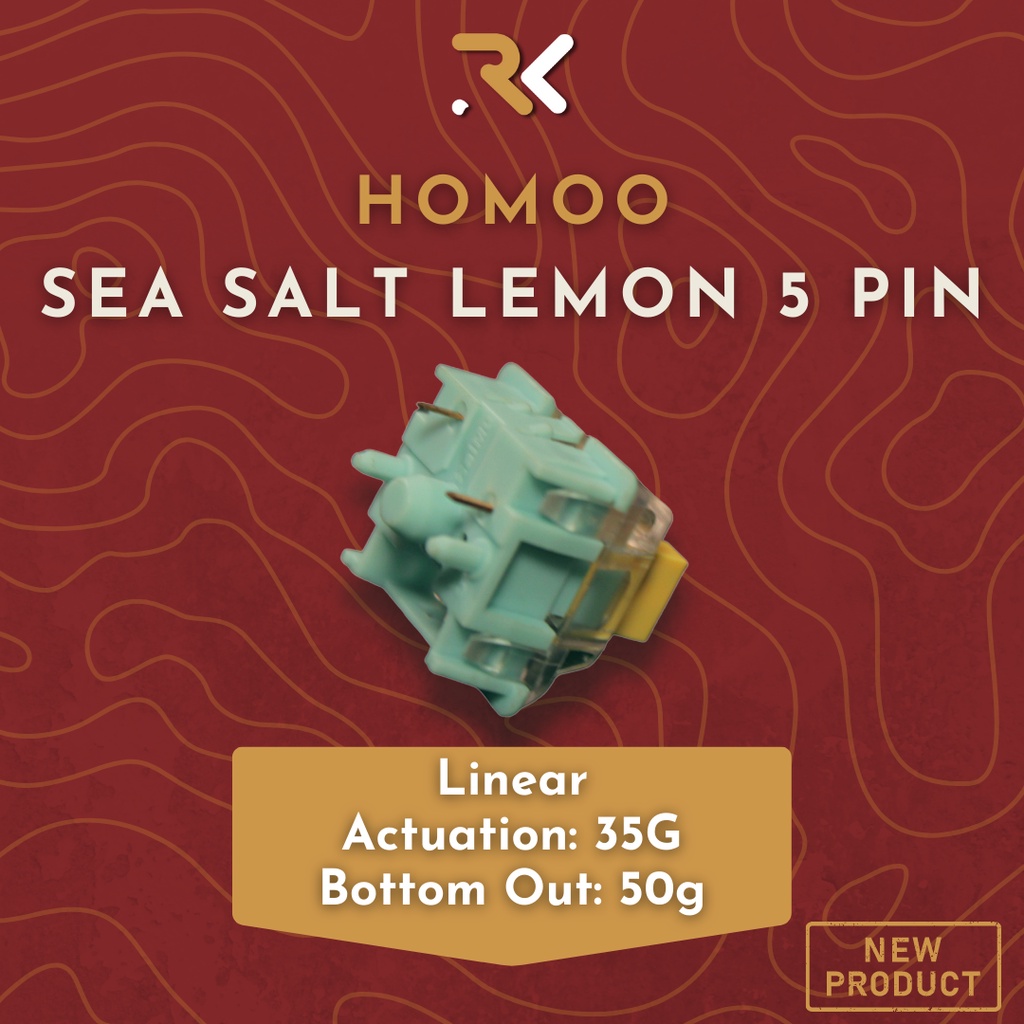 Homoo Sea Salt Lemon | Công tắc phím cơ mới | Budget Switch 5 Pin ...