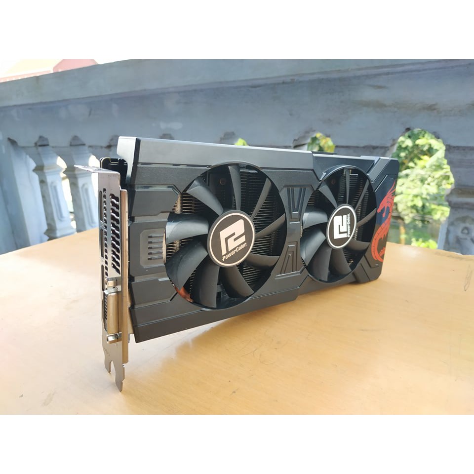 Card màn hình Powercolor RX 570 8G Red Dragon | Shopee Việt Nam