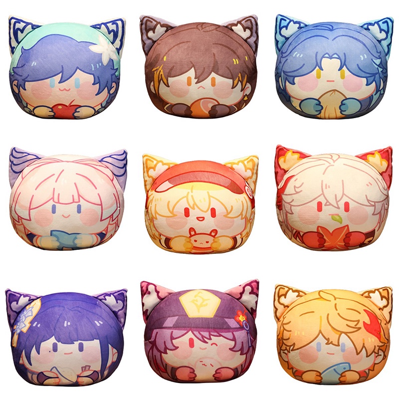 30cm Genshin Paimon Plush Pillow Soft Toy Cushion Pillows Game ...