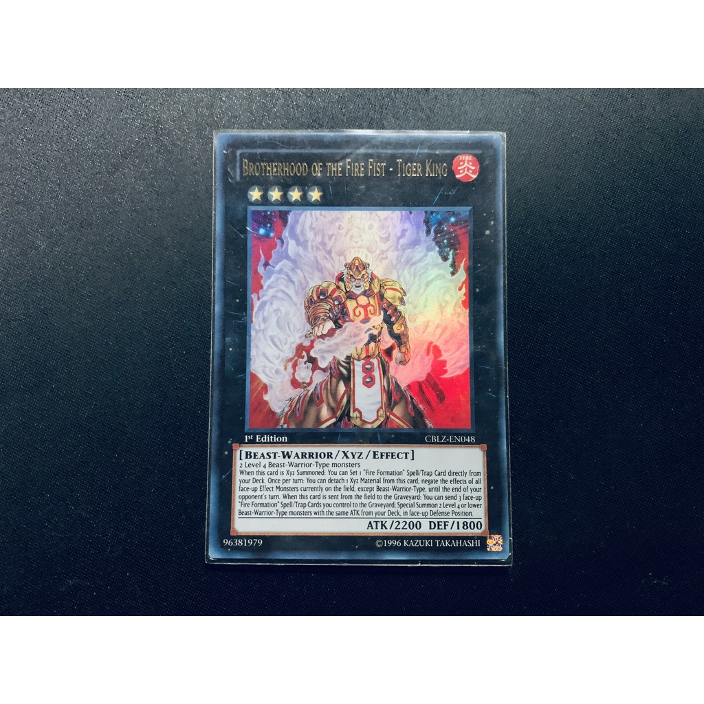 Thẻ Bài Yugioh Chính Hãng Brotherhood of the Fire Fist - Tiger King ...