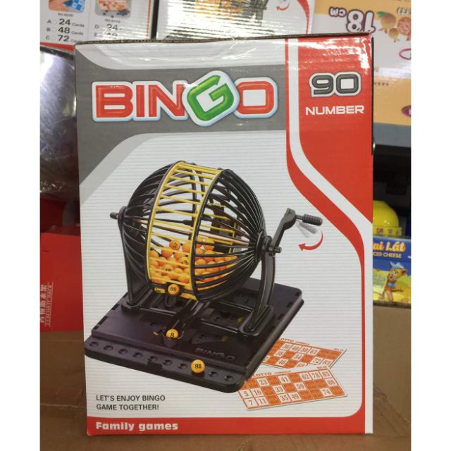 Lồng cầu Quay LoTo Bingo 90 số size to 48 card | Shopee Việt Nam
