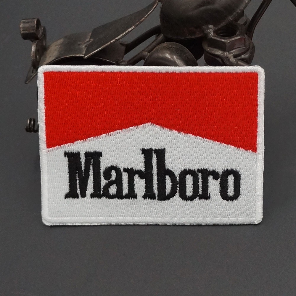 [Vòng đeo tay tùy chỉnh Velcro] Marlboro Marlboro Dây đeo tay thêu Huy ...