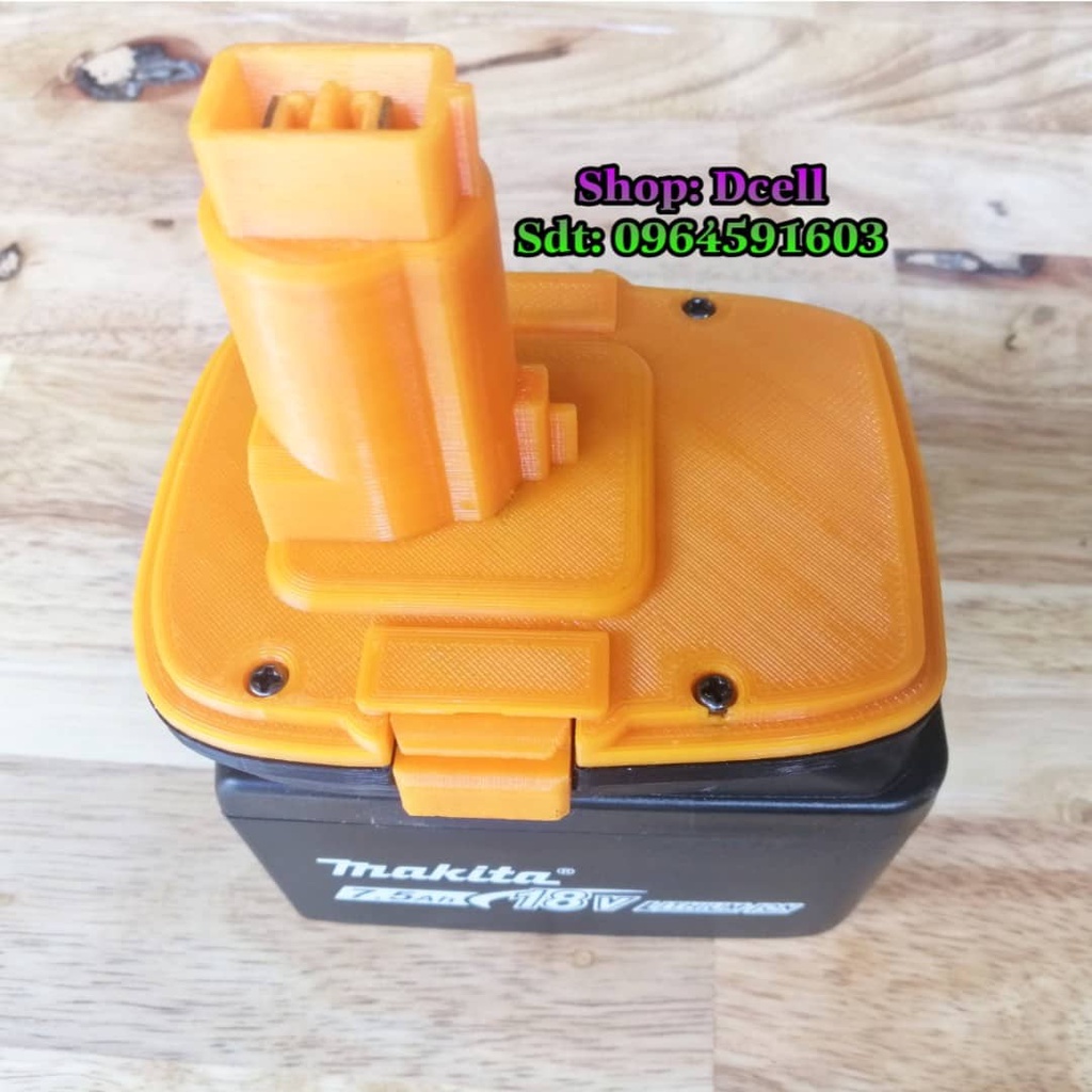 Đế Chuyển Pin Makita Cho Máy Dewalt 18V NiCD/NiMH - Makita sang Dewalt NiCD/NiMH | Shopee Việt Nam