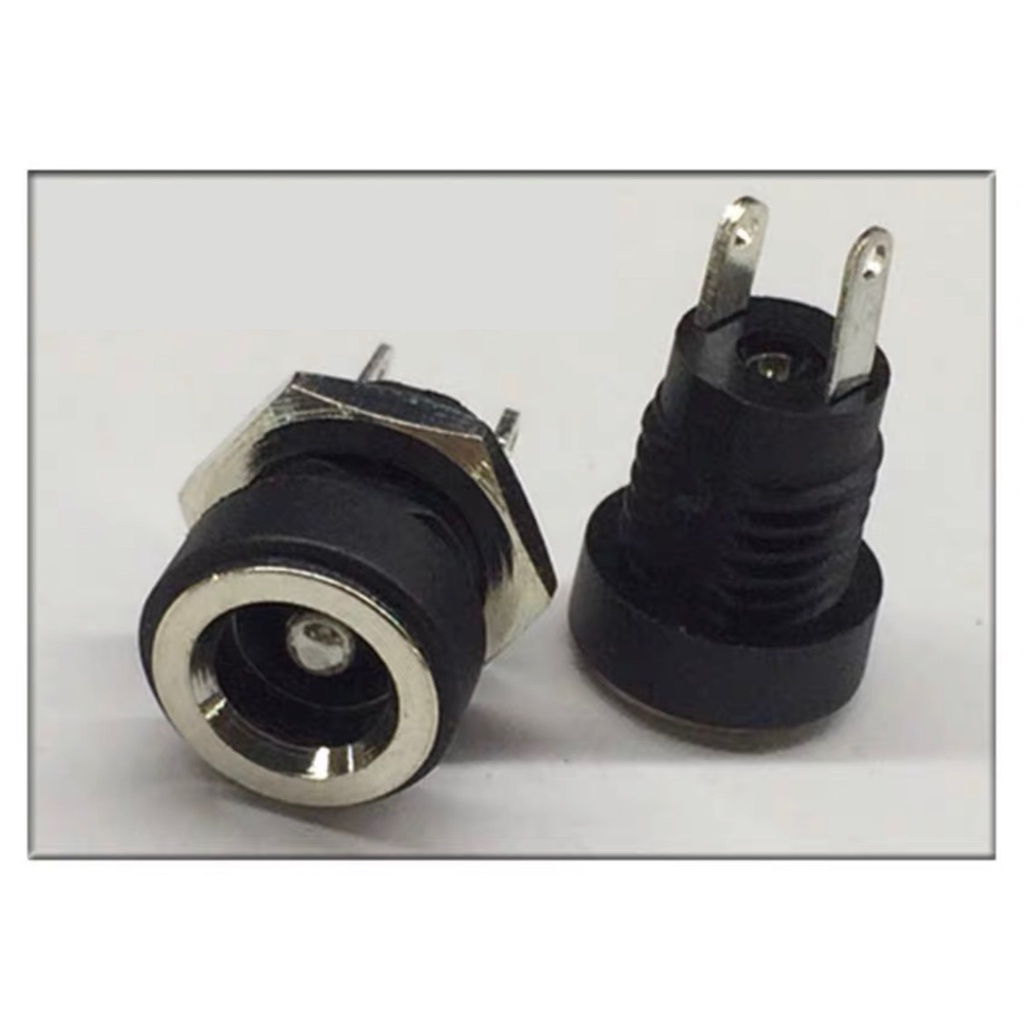 Jack sạc DC, jack cái 5.5*2.5mm, lỗ khoan 10mm | Shopee Việt Nam