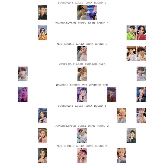 Thẻ hình nhạc SECTOR 17, FACE THE SUN, ATTACCA của SEVENTEEN nhóm, phúc ...