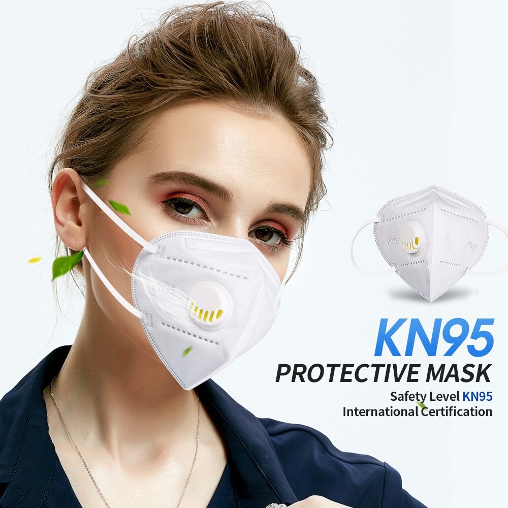 Khẩu trang 5 lớp KN95 có van thở chống bụi chuẩn FFP2 chống khuẩn chống bụi bẩn | Shopee Việt Nam