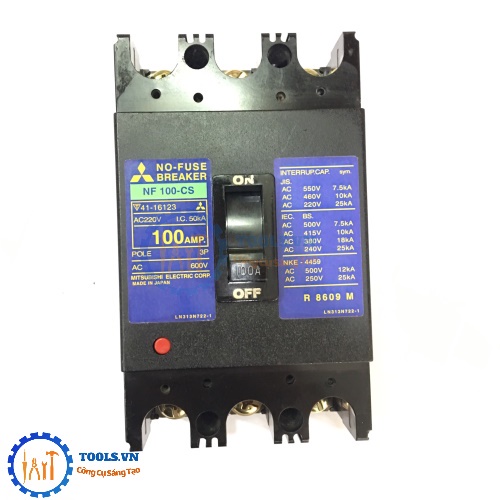 Aptomat 3 Pha, CB 3 Pha Mitsubishi Nội Địa Nhật 100A | Shopee Việt Nam