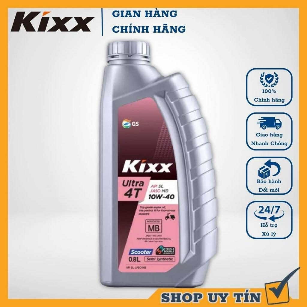 [Chính hãng] Nhớt tổng hợp cho xe ga KIXX Ultra 4T Scooter 10w40 nhập ...