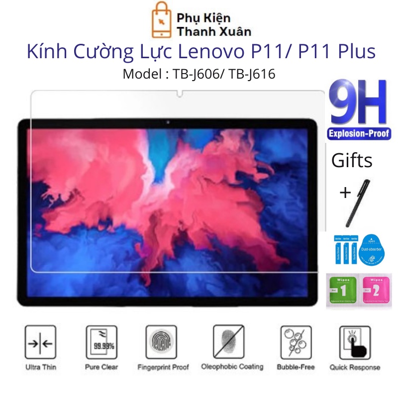 Kính cường lực Lenovo Xiaoxin P11 / P11 Plus | Độ cứng 9H, dày 0.3 mm ...