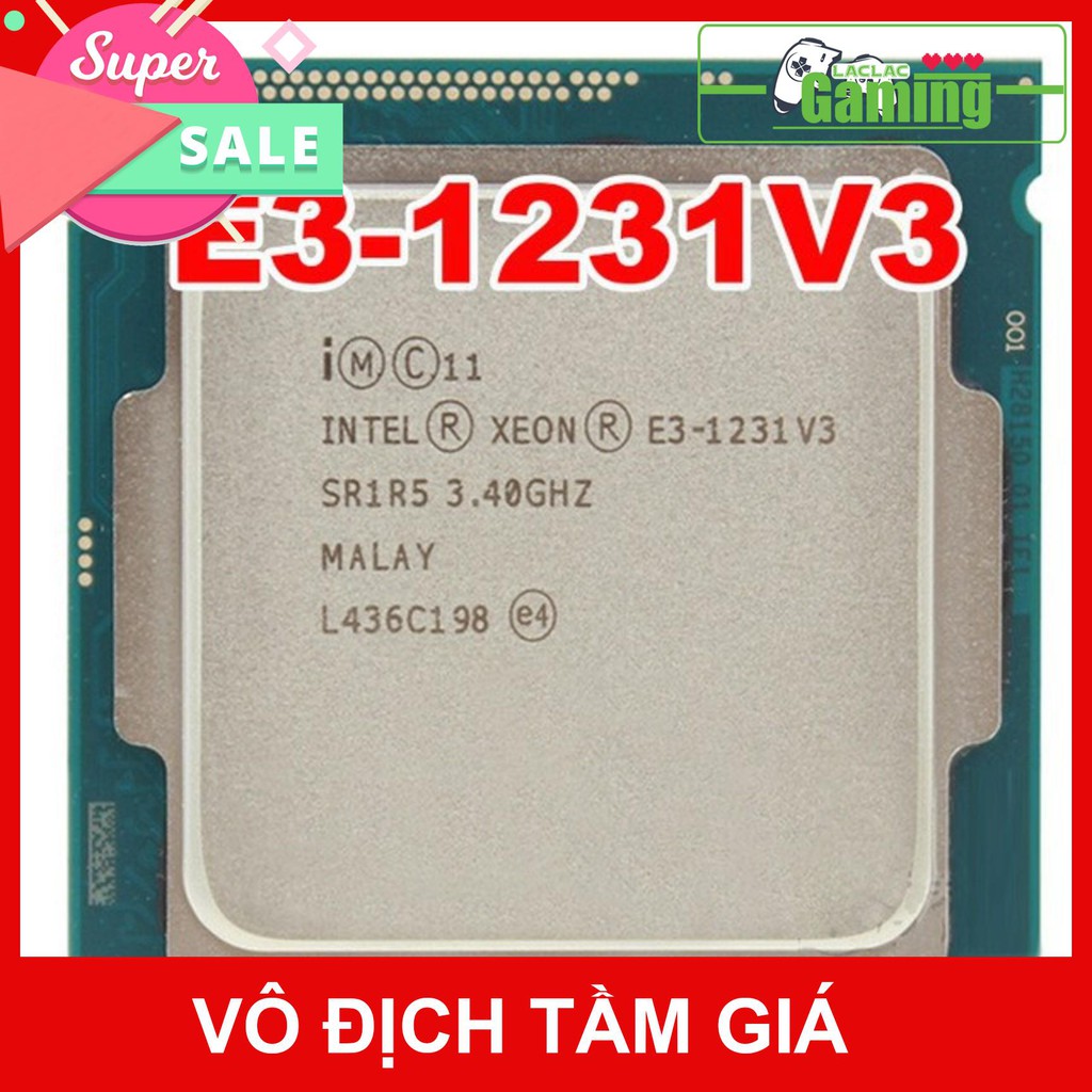 CPU e3 1231 v3 sk1150 chip xeon LacLac Gaming | Shopee Việt Nam