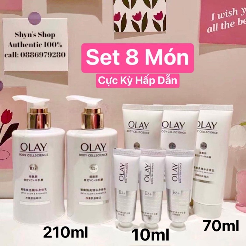 [Hàng Có Sẵn-Hot] Nguyên Set Olay 8 Món B3 Retinol Whitening Bản Siêu ...