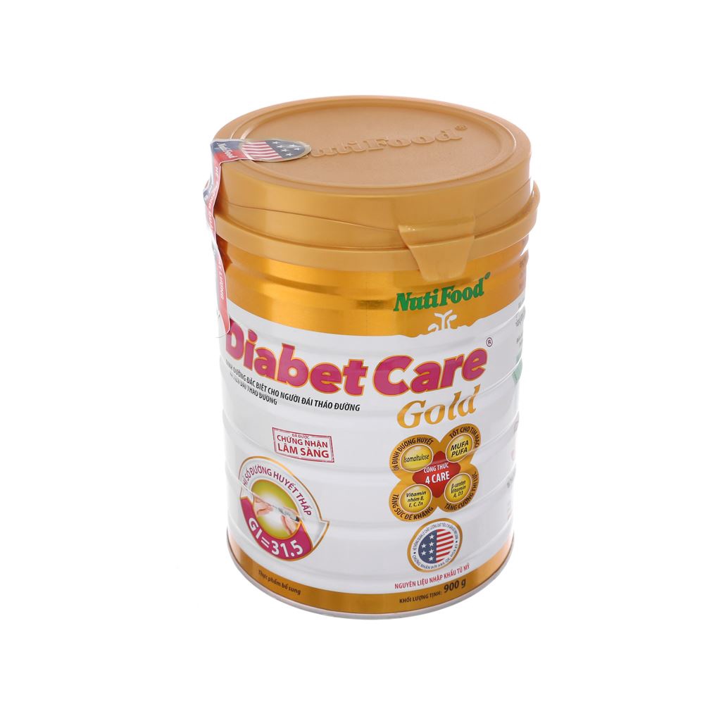 Sữa bột NutiFood Diabet Care Gold lon 900g (cho người bệnh tiểu đường) | Shopee Việt Nam