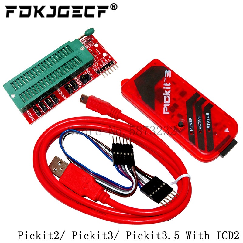 Bộ 2 PICKIT3 PICKit3.5 + PIC ICD2 PICKIT 2 PICKIT 3 PICKIT 3.5 Chương Trình Chuyên Dụng Chất ...