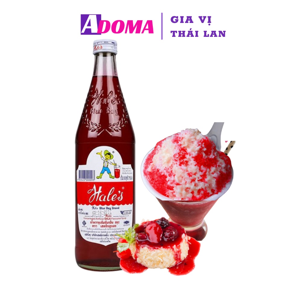Siro Thái Lan Hale's Blue Boy đậm đặc Sala Soda 710ml | Shopee Việt Nam