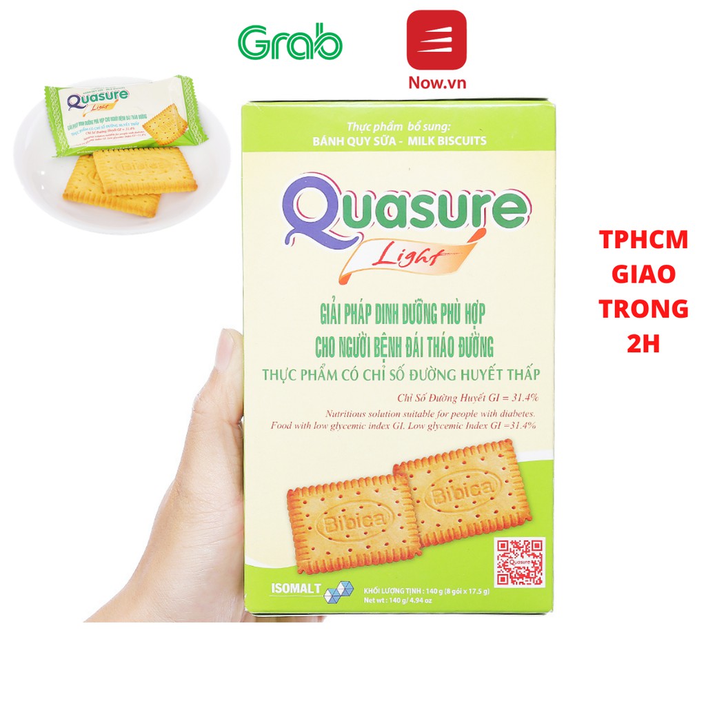 Bánh quy sữa cho người tiểu đường Quasure Light 140g | Shopee Việt Nam