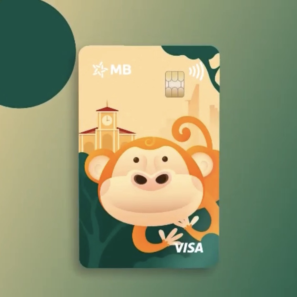 Thẻ hình 12 Con Giáp, thẻ MBBank - Phiên bản limited, Thẻ ATM VISA MB ...