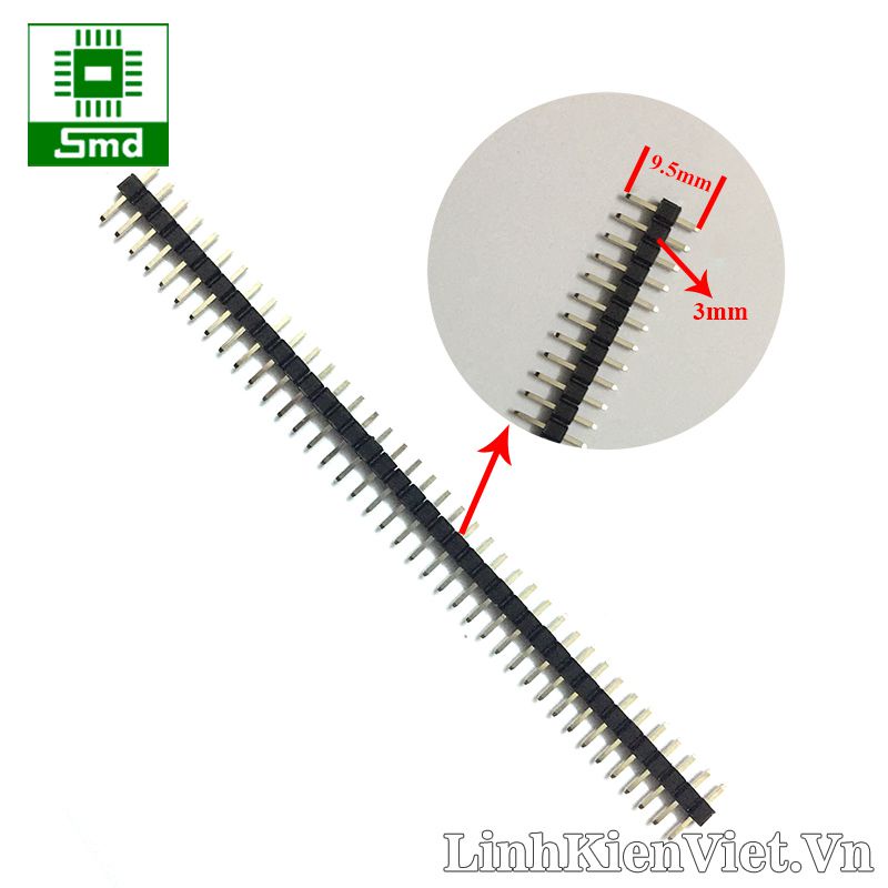 Hàng Rào Jump lược Đơn Đực đơn cái 2.54MM 1x40P Cong Ngang thằng đơn kép các loại 40P pinheader ...