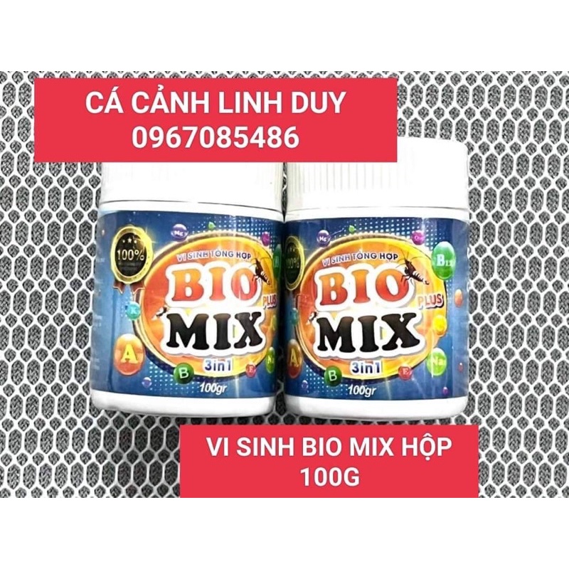 VI SINH BIO MIX 3 TRONG 1 ( HỘP 100G ) ,VI SINH CHO CÁ ,VI SINH TRONG ...