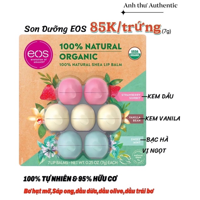 Son dưỡng EOS CHÍNH HÃNG | Shopee Việt Nam