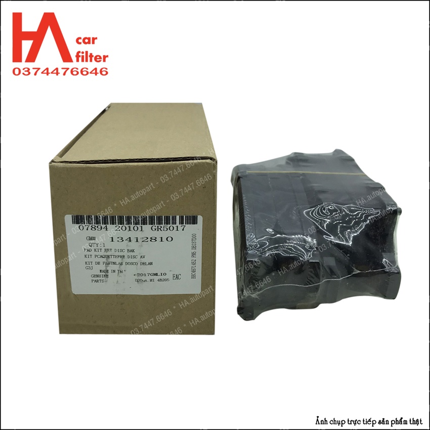 Má phanh trước (bố thắng) Chevrolet Cruze, Orlando, Trax. Mã GM ...