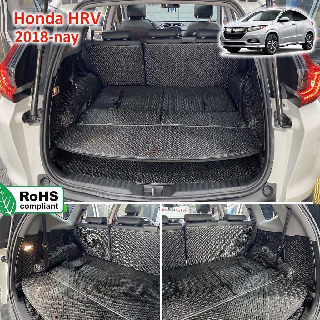 Thảm lót da kín cốp 5D 6D CHỐNG BỤI Honda HRV 2018-nay chuẩn Form ...