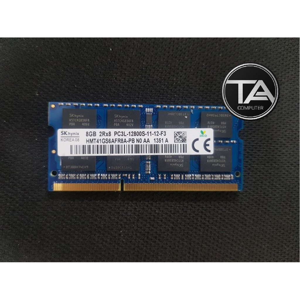 Ram laptop DDR3 8G PC3L BUS 1600 MHz tháo máy (Ram Laptop 8G PC3L ...