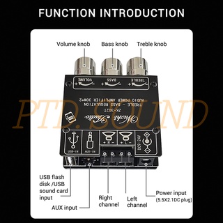 Mạch Wuzhi ZK - 302T khuếch đại âm thanh bluetooth 30w*2 chỉnh âm sắc ...