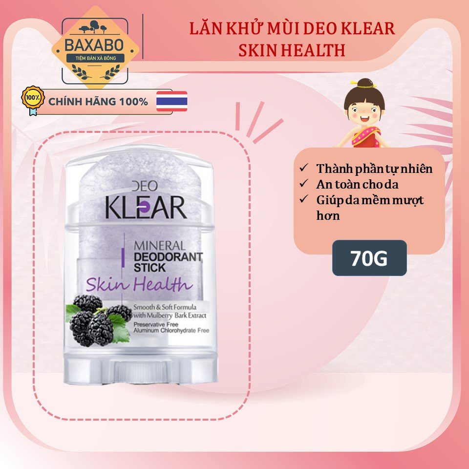 LĂN ĐÁ KHOÁNG DEO KLEAR MINERAL DEODORANT STICK THÁI LAN - LĂN ĐÁ ...