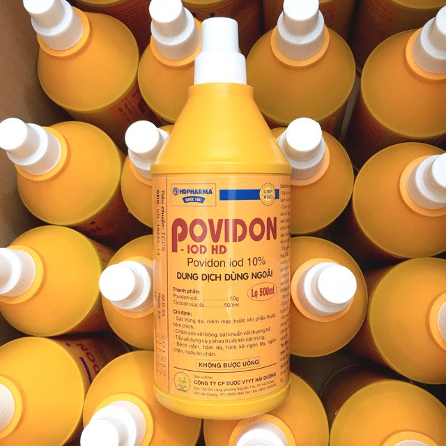 Cồn vàng/ Cồn iod Povidone Iodine 10% | Shopee Việt Nam