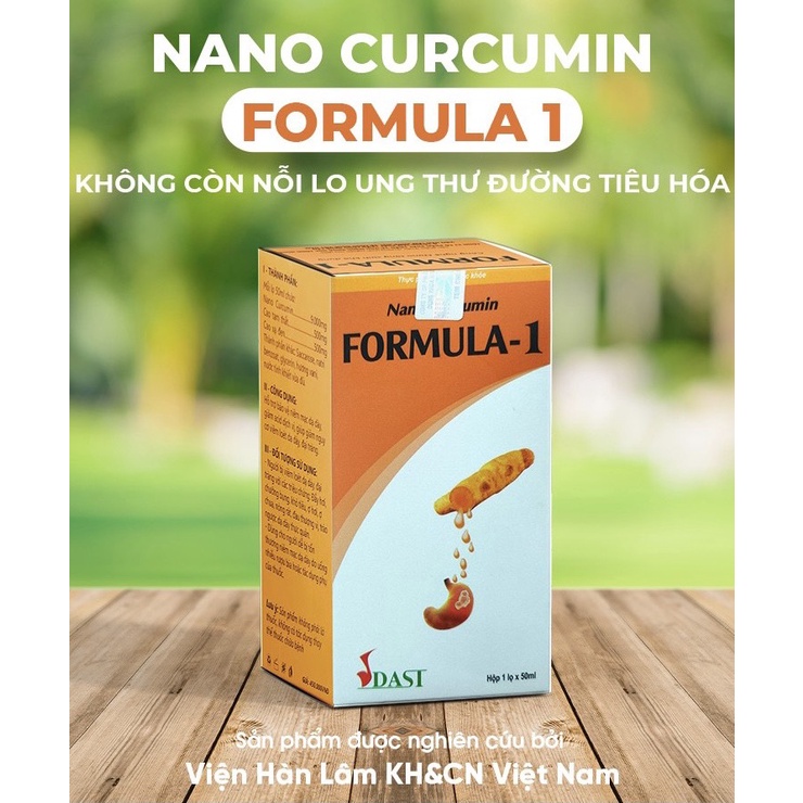 Gel Nghệ nano - NANOCURCUMIN FORMULA 1 - Viện Hàn lâm KH&CN VN - nano ...