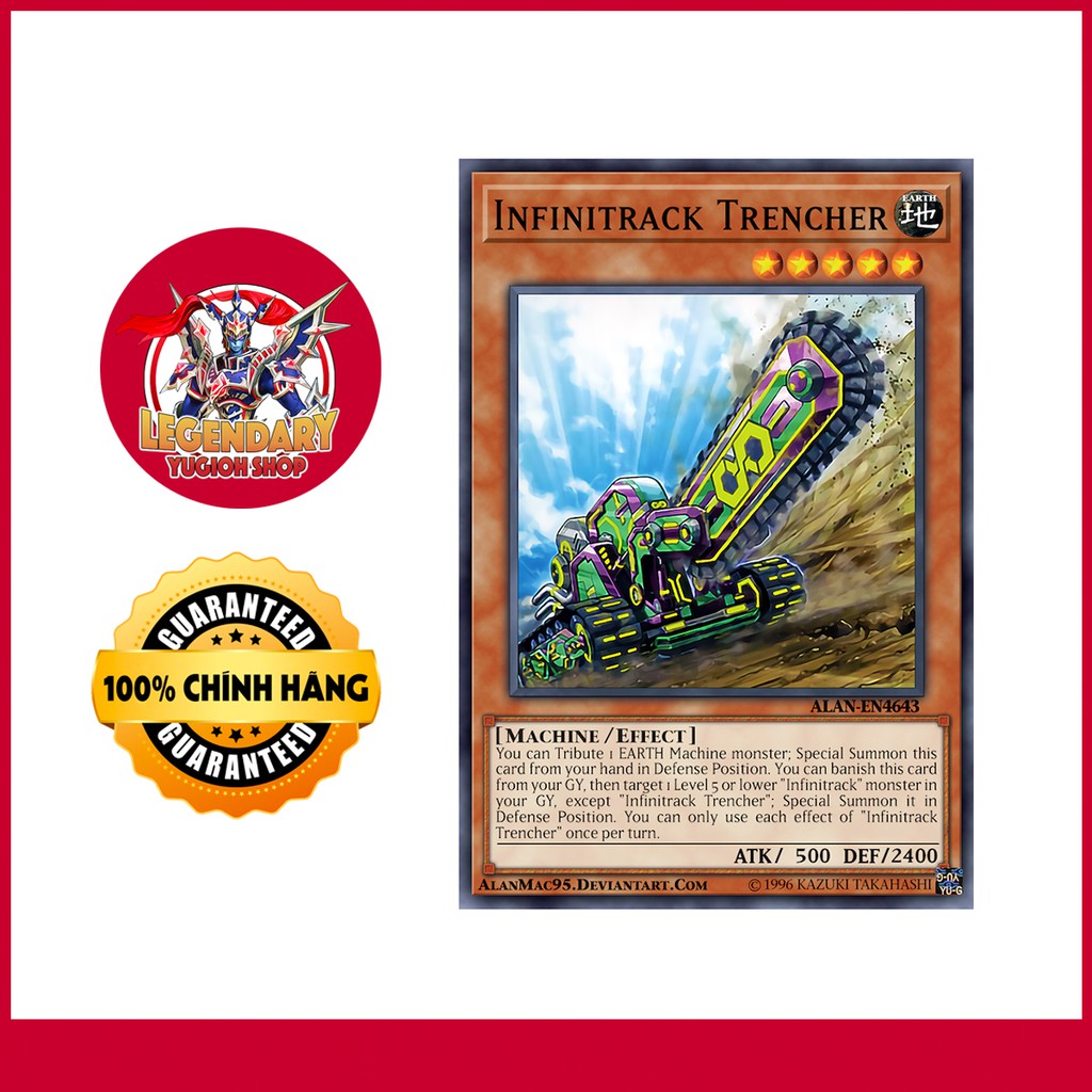 [Thẻ Bài Yugioh Chính Hãng] Infinitrack Trencher | Shopee Việt Nam