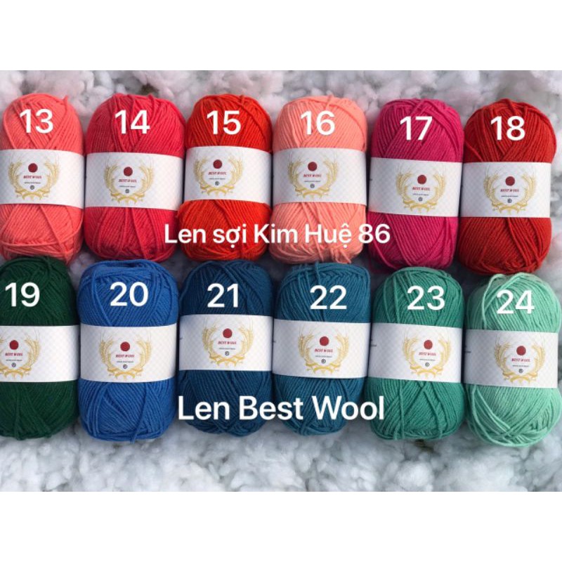 len best wool ( bảng màu 02 từ màu 21 đến 40) | Shopee Việt Nam