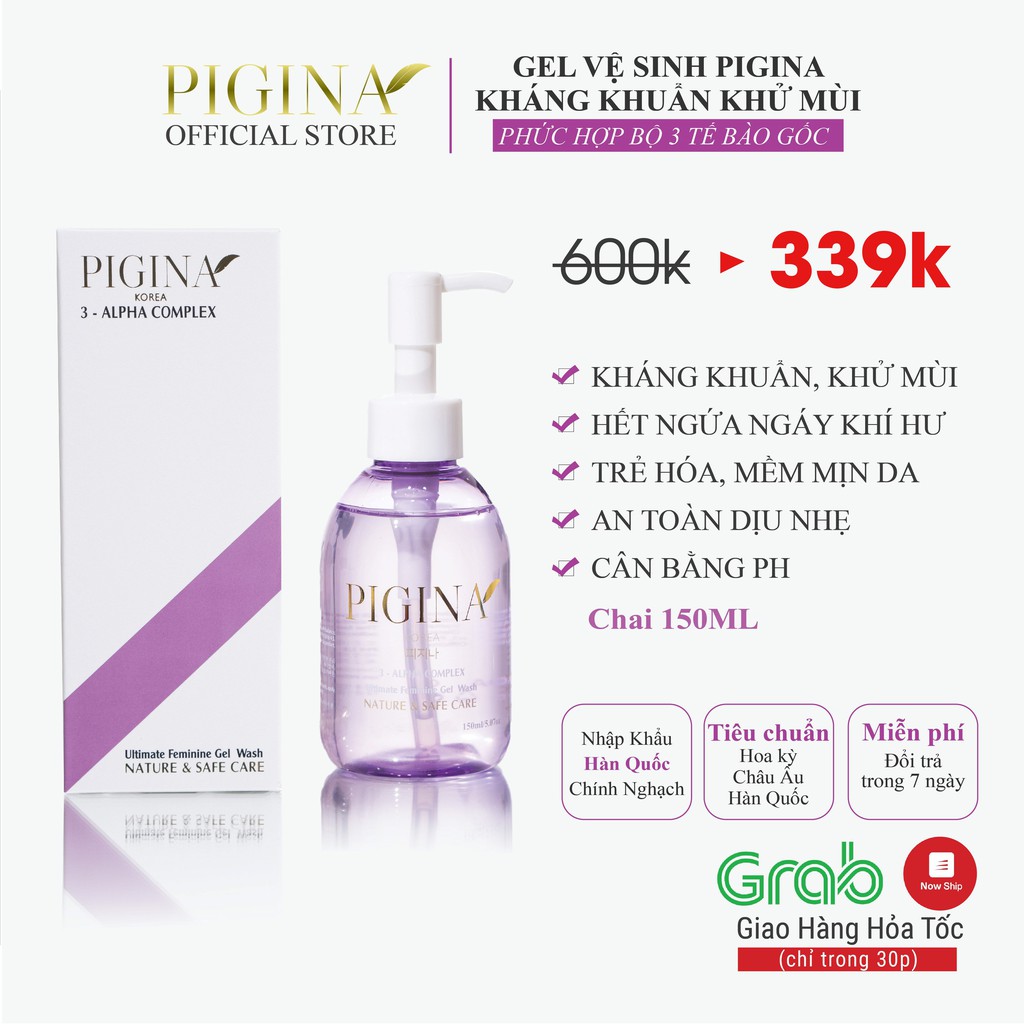 Dung dịch vệ sinh phụ nữ PIGINA 150ml | Shopee Việt Nam