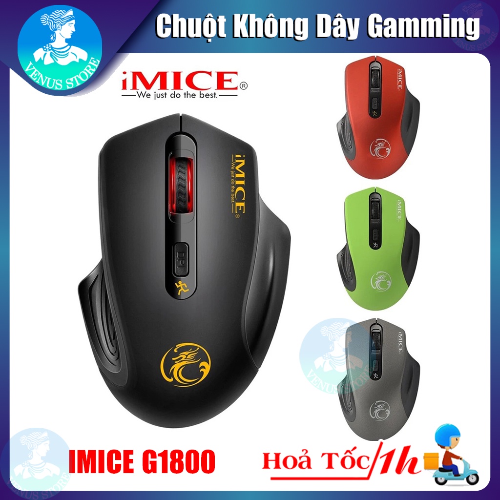 Chuột Không Dây Máy Tính IMICE G1800 Wireless 2.4Ghz 2000DPI - Chuột ...