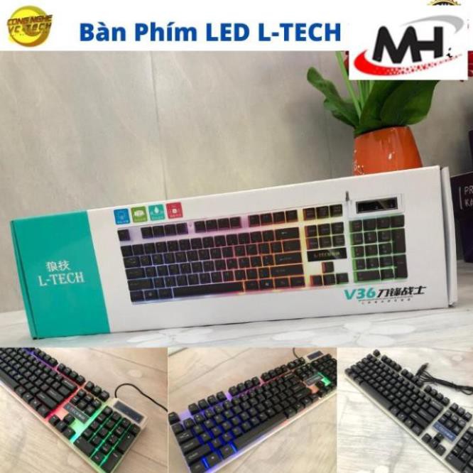 GIẢM 30% {TẶNG CHUỘT GAME}Bàn Phím Chuột Máy Tính Báo Có LED 7 Màu ...
