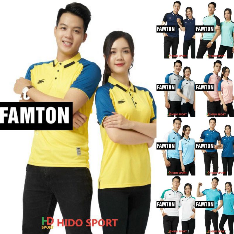 Áo thun RIKI POLO FAMTON 9 màu | Shopee Việt Nam