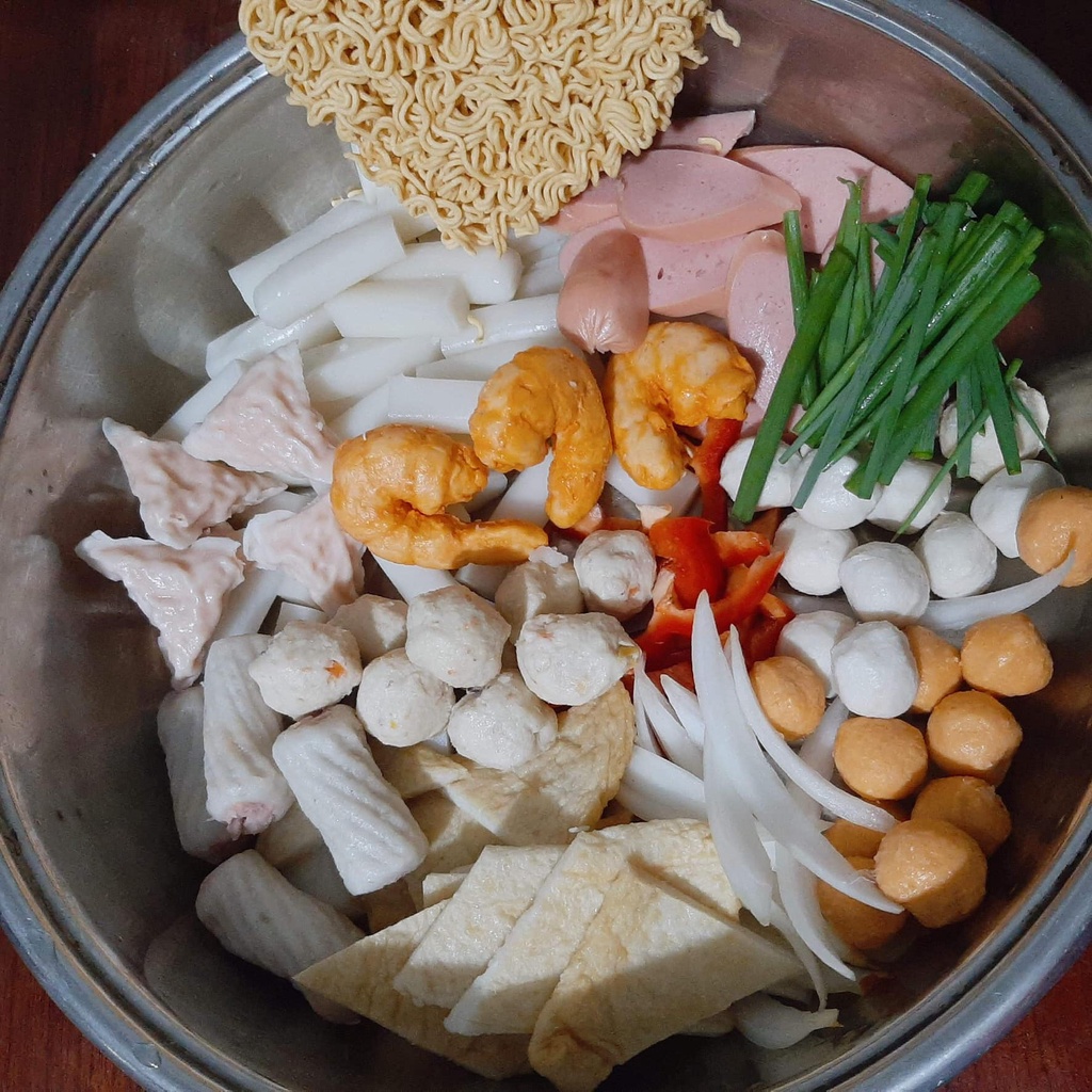 sét lẩu tokboki 2-3 người ăn (ko kèm rau) | Shopee Việt Nam