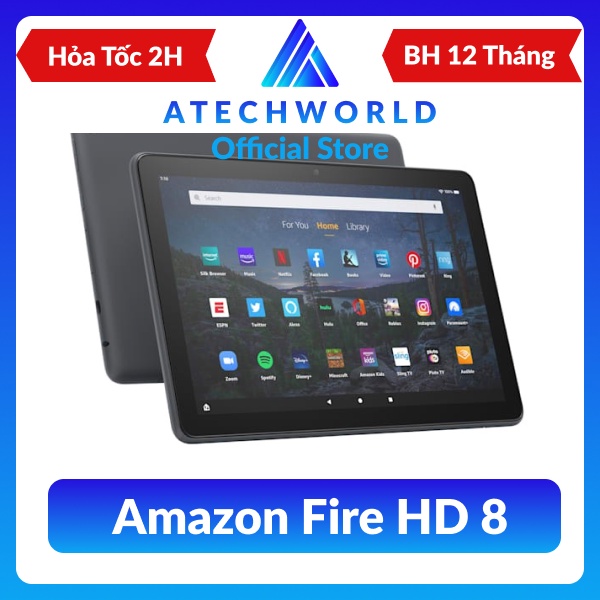 Máy Tính Bảng Amazon Fire HD 8 2022 Phiên Bản Mới Nhất - Hàng Chính Hãng - Có Xuất VAT | Shopee ...
