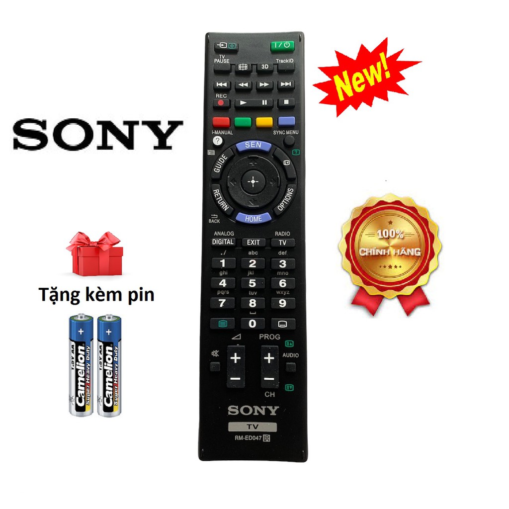 Điều khiển tivi Sony RM-ED047 các dòng sony LCD/LED SMART TV OLED ...