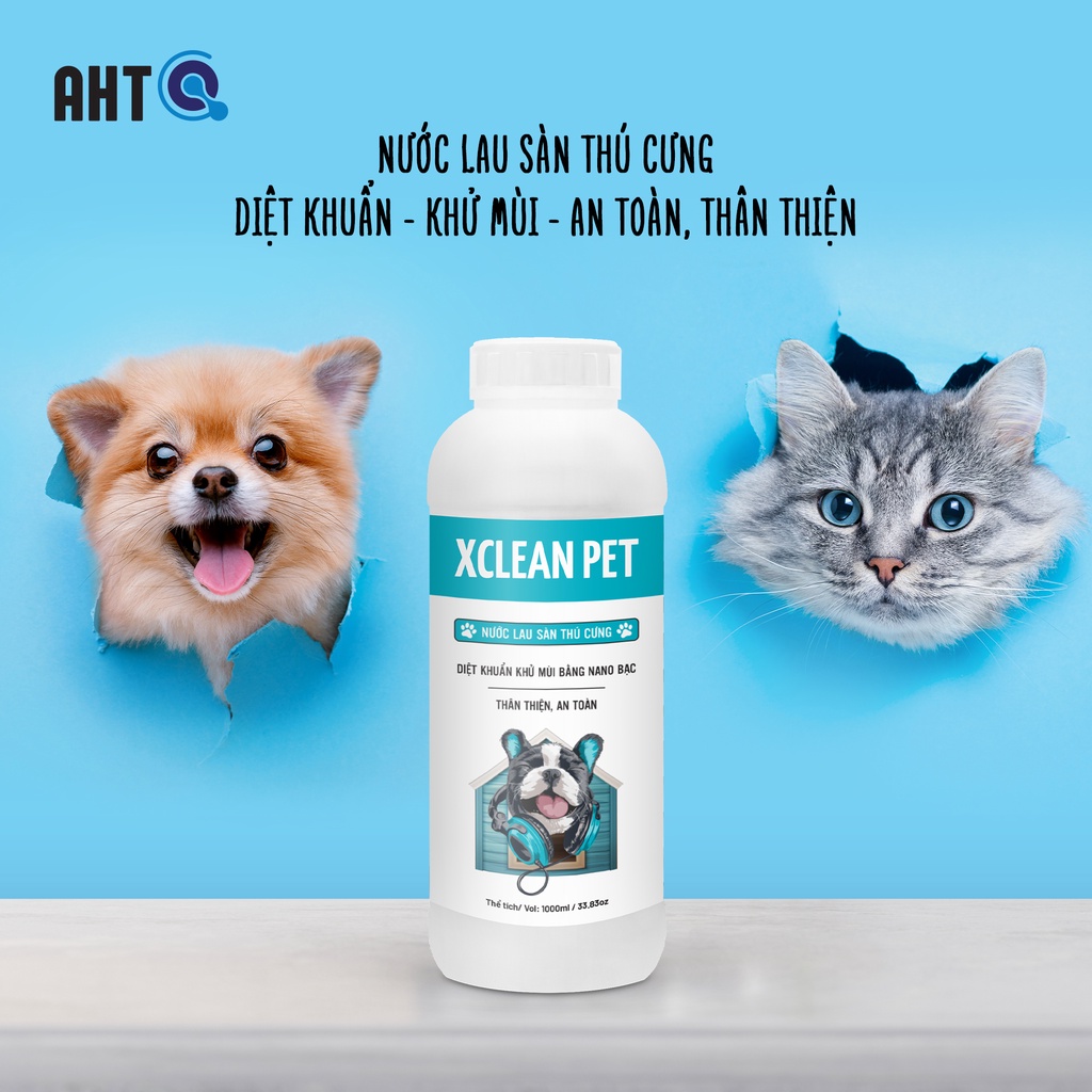 NƯỚC LAU SÀN KHỬ MÙI THÚ CƯNG NANO XLEAN FOR PET KHỬ MÙI HÔI SÀN NHÀ ...