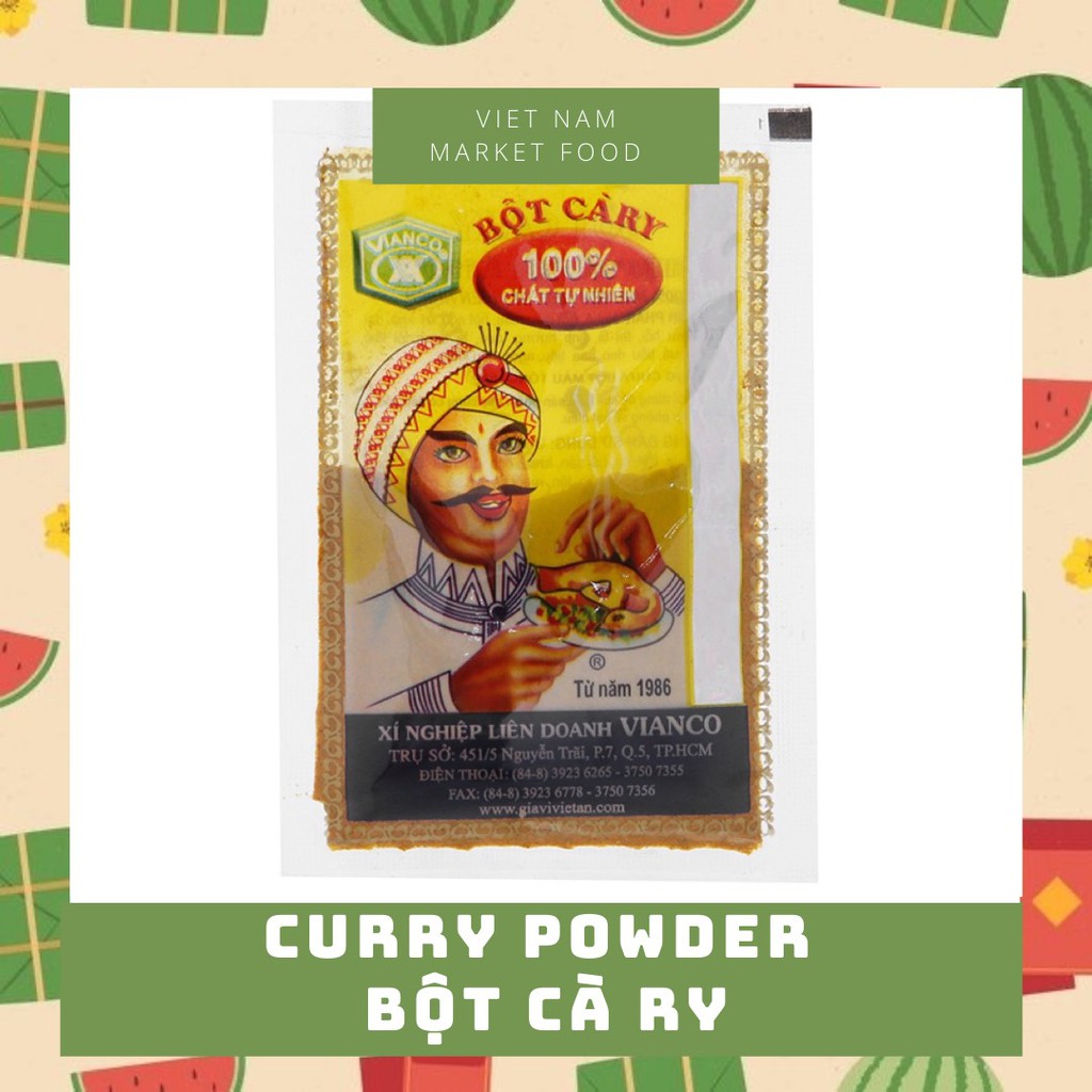 Viet Nam curry powder ( 10g) - Bột cà ry - viet nam food | Shopee Việt Nam