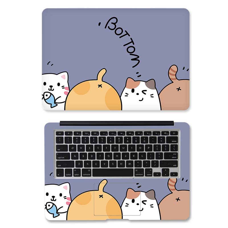 Cute laptop skin stickers, laptop decorative decals, for11-17inch ...