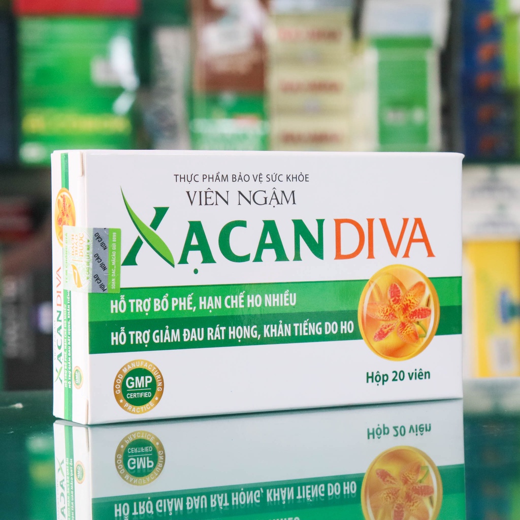 Siro – viên ngậm Xạ can Diva – Hỗ trợ giảm ho, long đờm do viêm họng ...