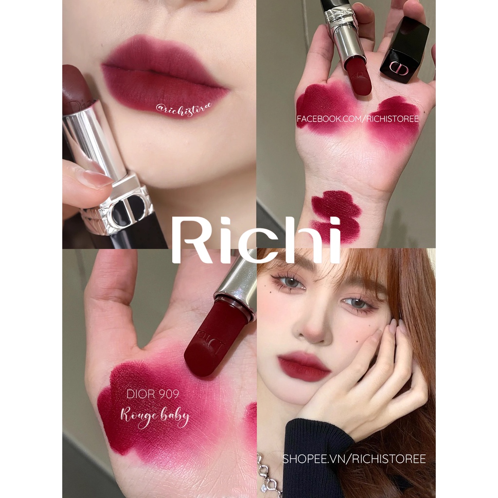Son Dior Rouge Satin 314 312 909 228 limited fullbox | Shopee Việt Nam